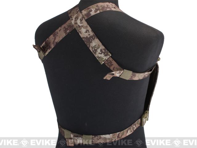 High Speed Operator Chest Rig w/ SMG Mag Pouch - Arid Camo, Tactical ...