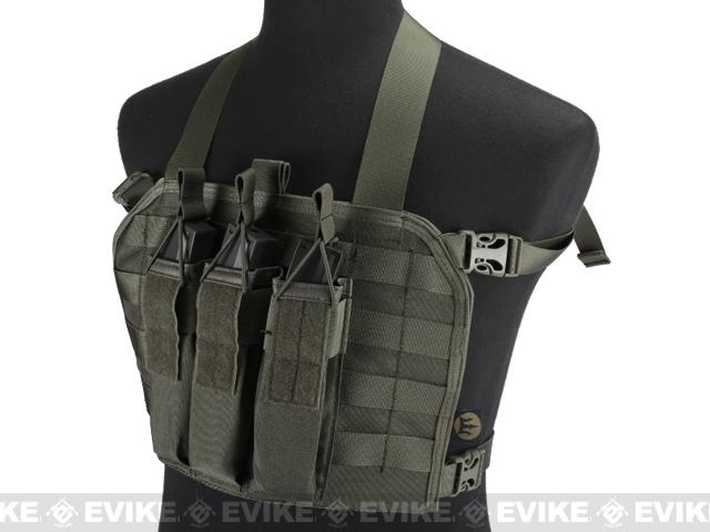 Matrix High Speed Operator Chest Rig w/ SMG Mag Pouch (Color: Foliage ...