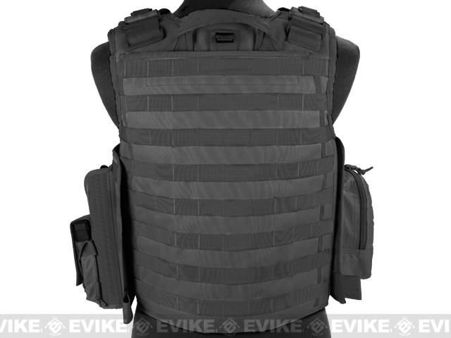 Matrix Variable Front Plate Vest w/ Integrated Pistol Holster (Color ...