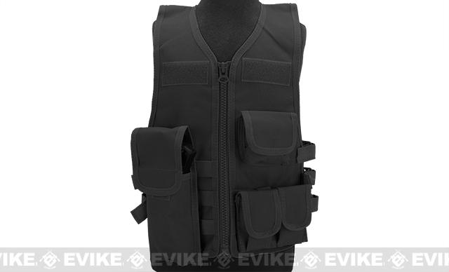 Matrix Childrens Size Tactical Zipper Vest w/ Integrated Magazine ...