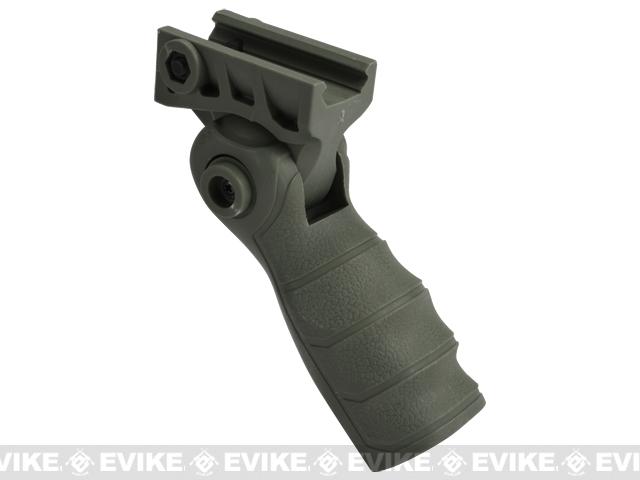 Folding Tactical Airsoft RIS Vertical Grip (Color: OD Green ...
