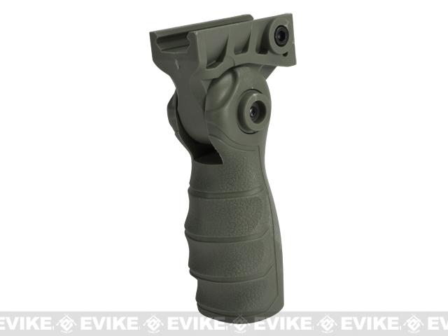 Folding Tactical Airsoft RIS Vertical Grip (Color: OD Green ...