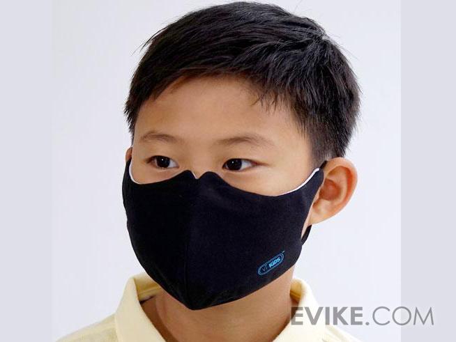 Vi-KiDS Anti-Viral Nanotech Face Mask for Kids (Style: Black / Small ...
