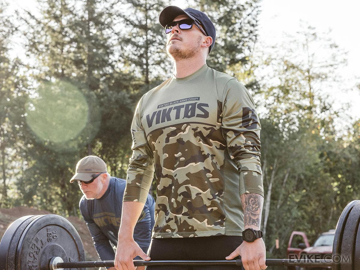 VIKTOS Range Trainer Sunblock Jersey (Color: Fieldcraft Camo / Medium ...
