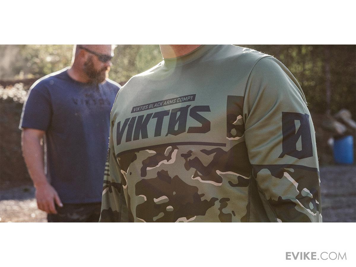 VIKTOS Range Trainer Sunblock Jersey (Color: Fieldcraft Camo / Medium ...