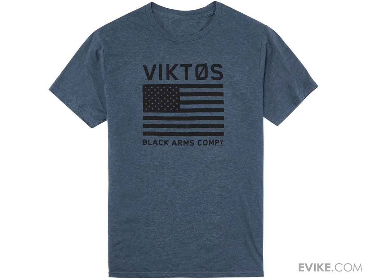 Viktos "Block Tee" Shirt (Color: Navy Heather / Small), Tactical Gear ...