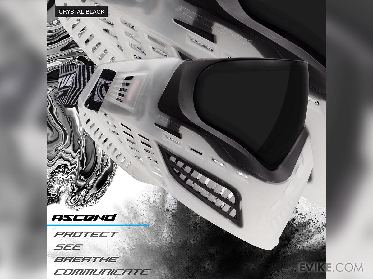 Virtue VIO Ascend Full Face Goggle (Color: Crystal Black), Tactical ...