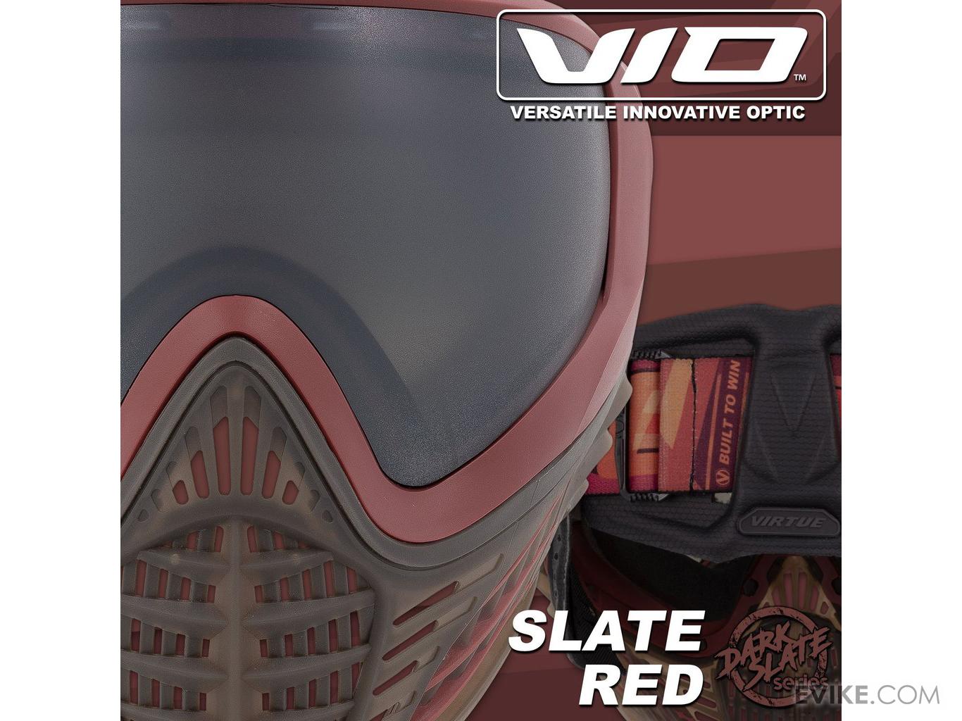 Virtue VIO Contour II Full Face Goggle (Color: Dark Slate Red), Tactical Gear/Apparel, Masks ...
