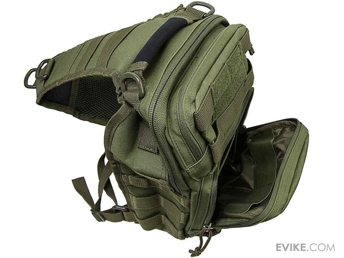 VISM / NcStar Shoulder Sling Utility Bag (Color: OD Green), Tactical ...