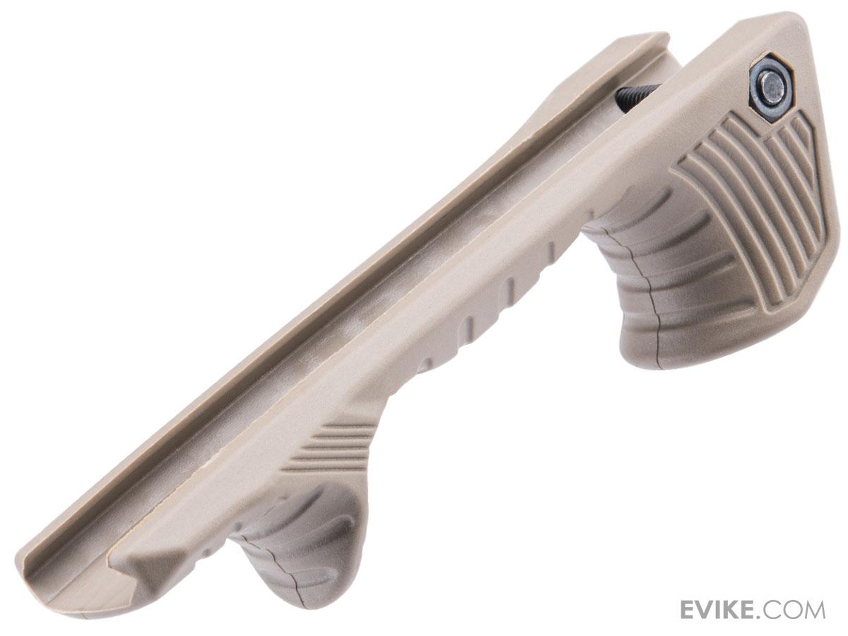 VISM 1913 Picatinny Rail Mounted Tactical Hand Stop (Color: Tan), Accessories & Parts, External ...