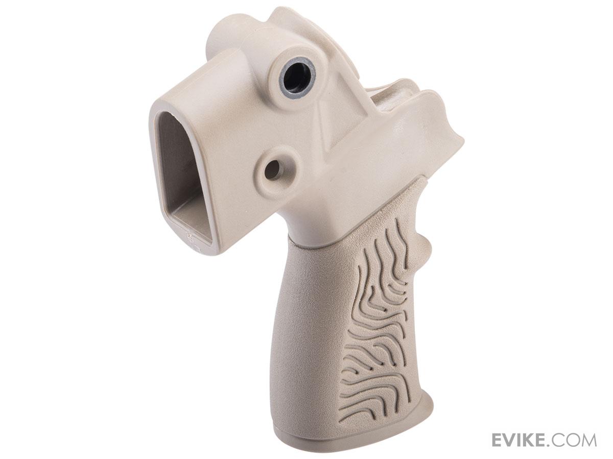 VISM DLG Pistol Grip Stock Adapter for Mossberg 500 / 590 Shotguns (Color: Tan), Accessories ...