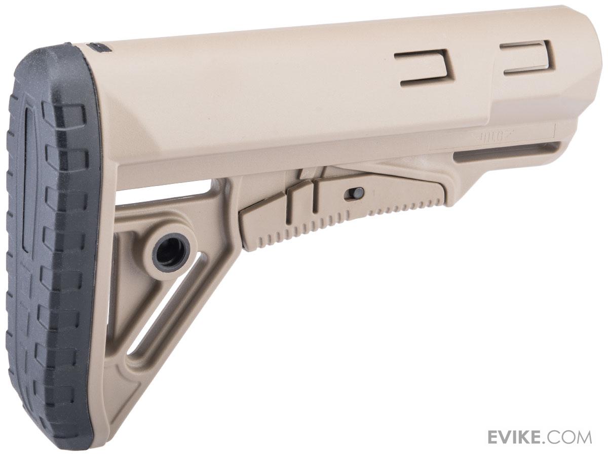 DLG Adjustable Stock for M4 / M16 Series Milspec Rifles (Color: Tan ...