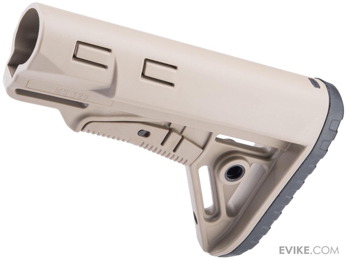 DLG Adjustable Stock for M4 / M16 Series Milspec Rifles (Color: Tan ...