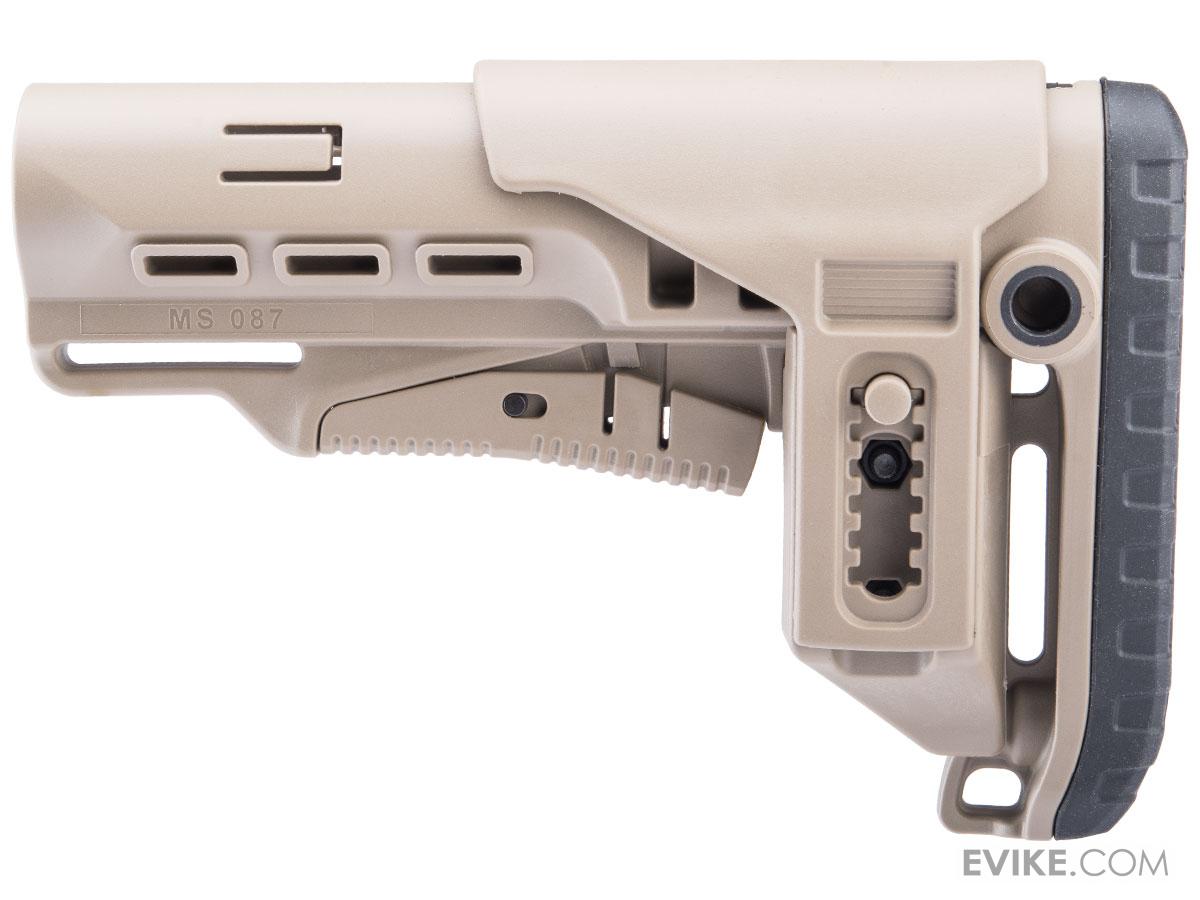 DLG Tactical Retractable Stock w/ Adjustable Short Cheek Riser for M4 ...