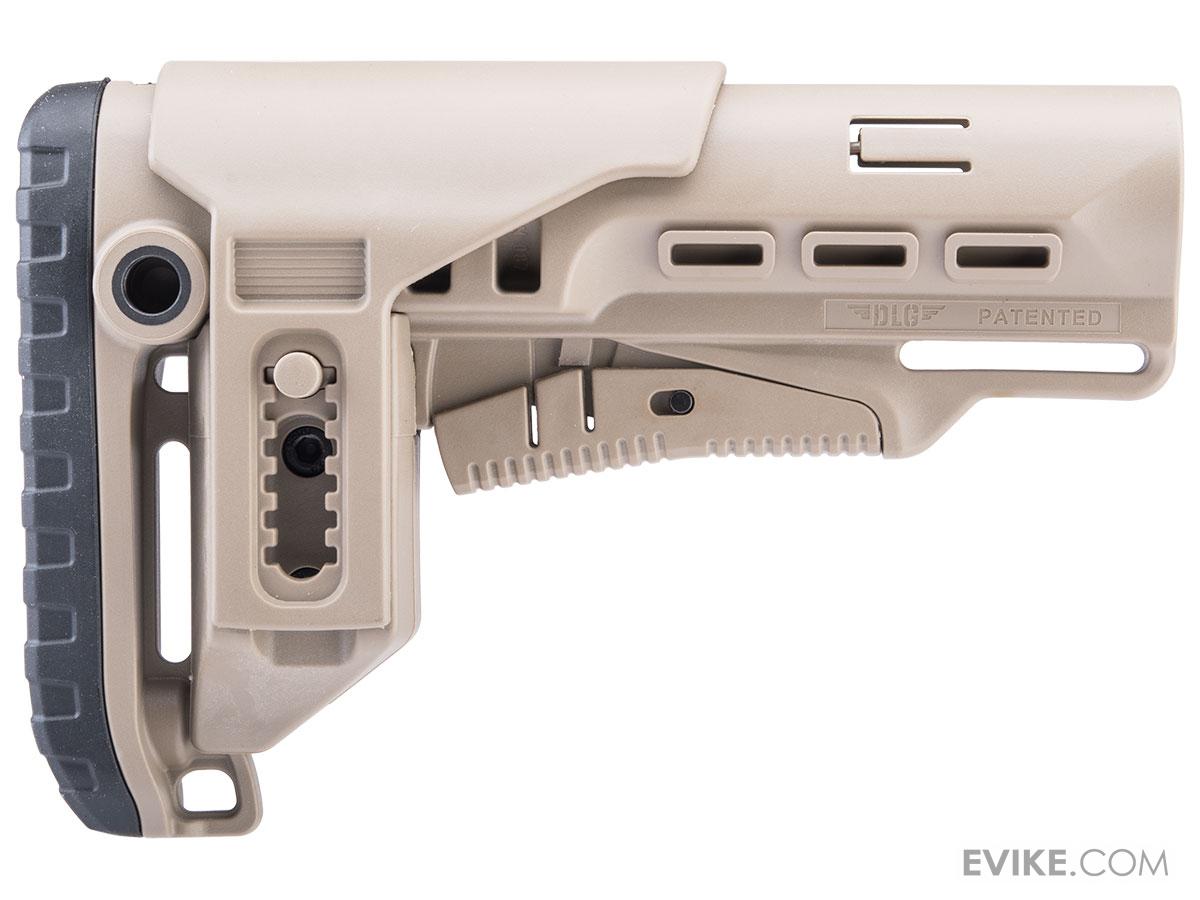 DLG Tactical Retractable Stock w/ Adjustable Short Cheek Riser for M4 ...