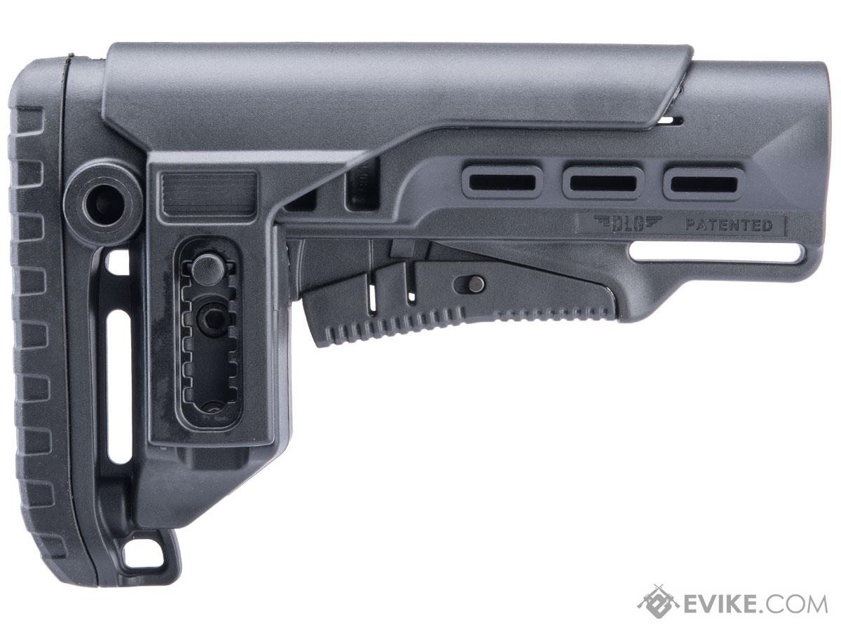 DLG Tactical Retractable Stock w/ Adjustable Long Cheek Riser for M4 ...