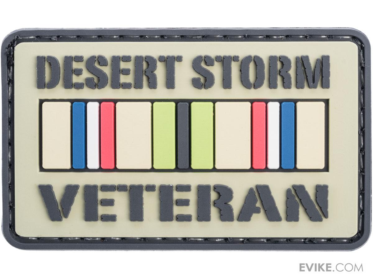 Voodoo Tactical "Desert Storm Veteran" PVC Hook and Loop Morale Patch, Tactical Gear/Apparel ...
