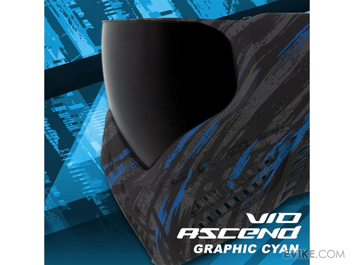 Virtue VIO Ascend Full Face Goggle (Color: Graphic Cyan), Tactical Gear ...