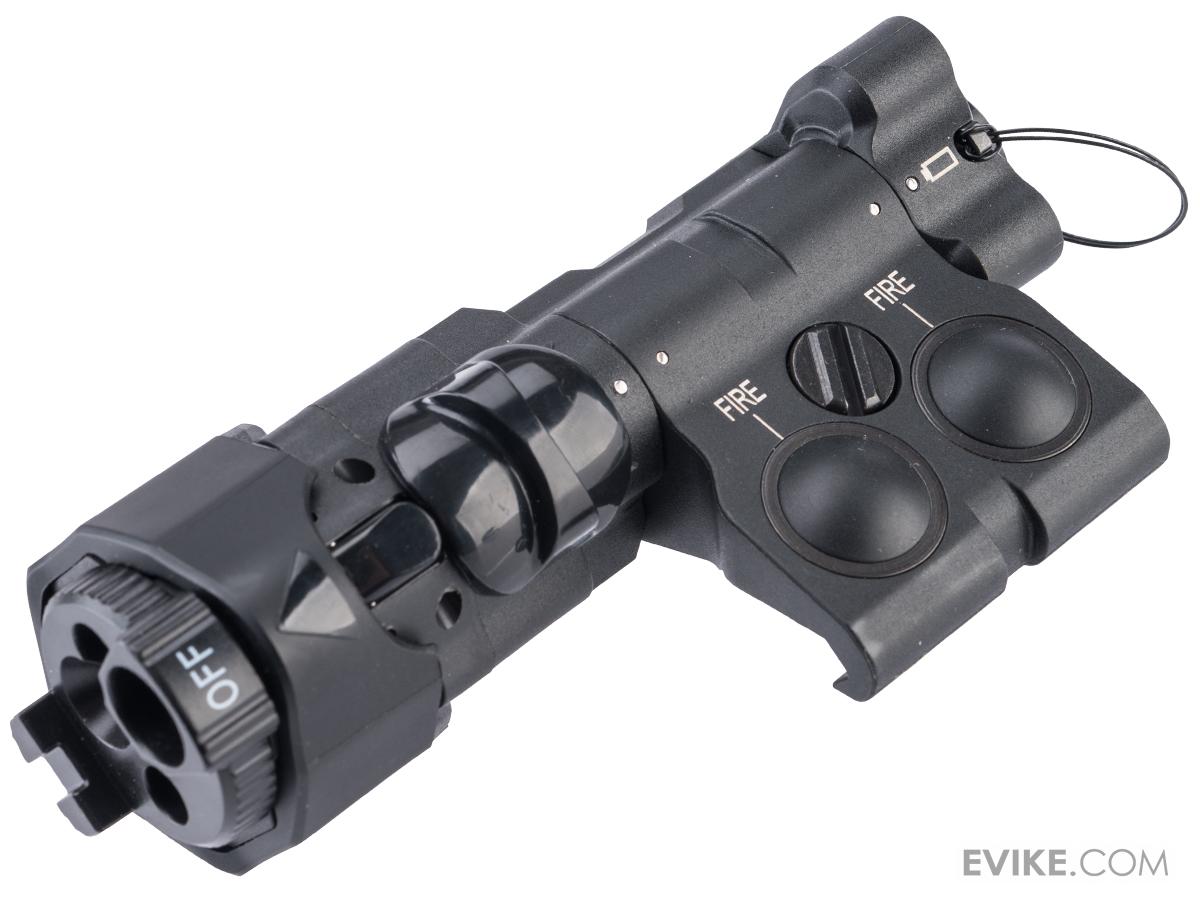 WADSN Offset Modular Advanced Airsoft Weapon Flashlight, Laser & IR Combo (Color: Black / Red ...