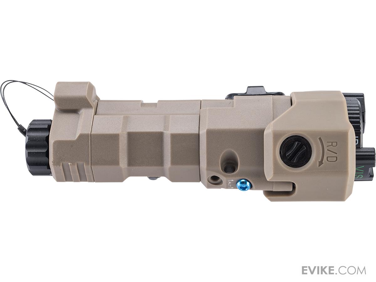 WADSN Offset Modular Advanced Airsoft Weapon Flashlight, Laser & IR Combo (Color: Dark Earth ...