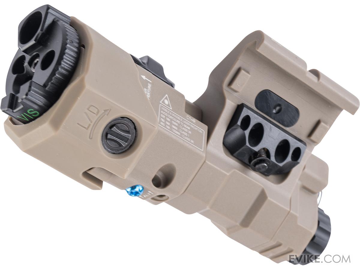 WADSN Offset Modular Advanced Airsoft Weapon Flashlight, Laser & IR Combo (Color: Dark Earth ...