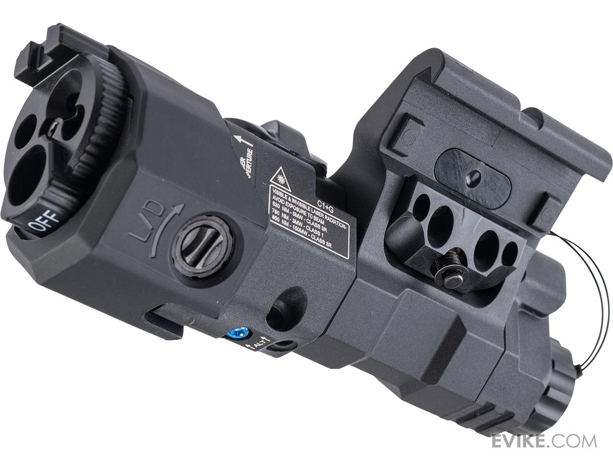 WADSN Offset Modular Advanced Airsoft Weapon Flashlight, Laser & IR Combo (Color: Black / Green ...