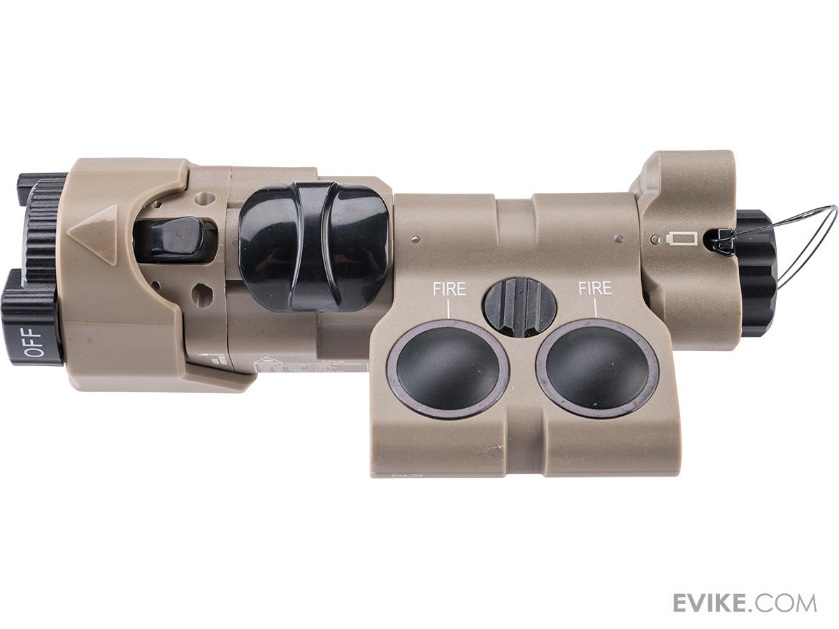 WADSN Offset Modular Advanced Airsoft Weapon Flashlight, Laser & IR Combo (Color: Dark Earth ...