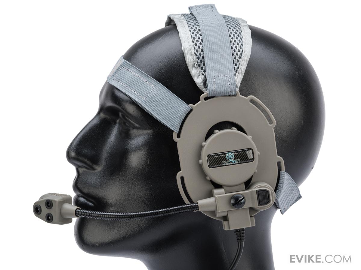 Z-Tactical Z069 Military Style Low Profile Headset w/ Bright Mic (Color ...