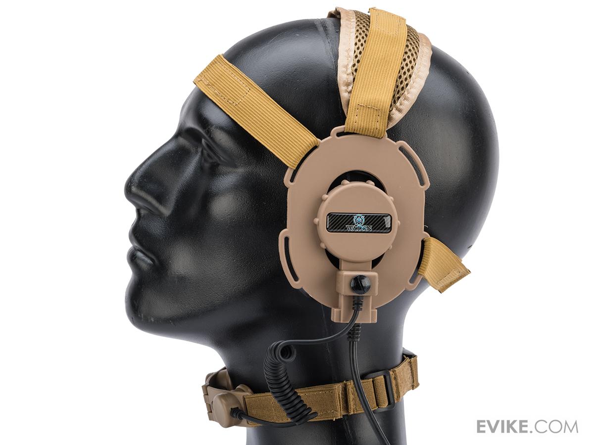 Z-Tactical Z070 Military Style Low Profile Headset w/ Throat Mic (Color ...