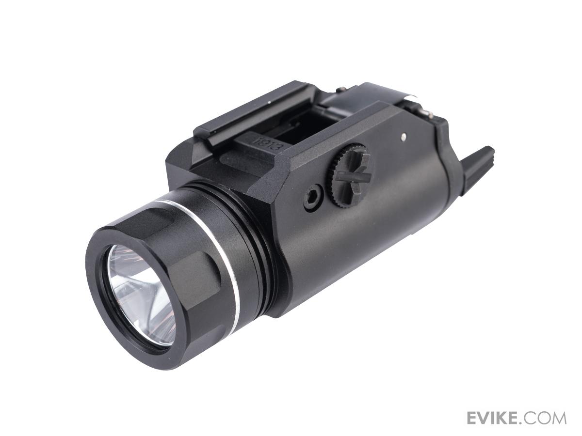 WADSN 700 Lumen Tactical Rail Mounted High Lumen Pistol Flashlight (Color: Black), Accessories ...