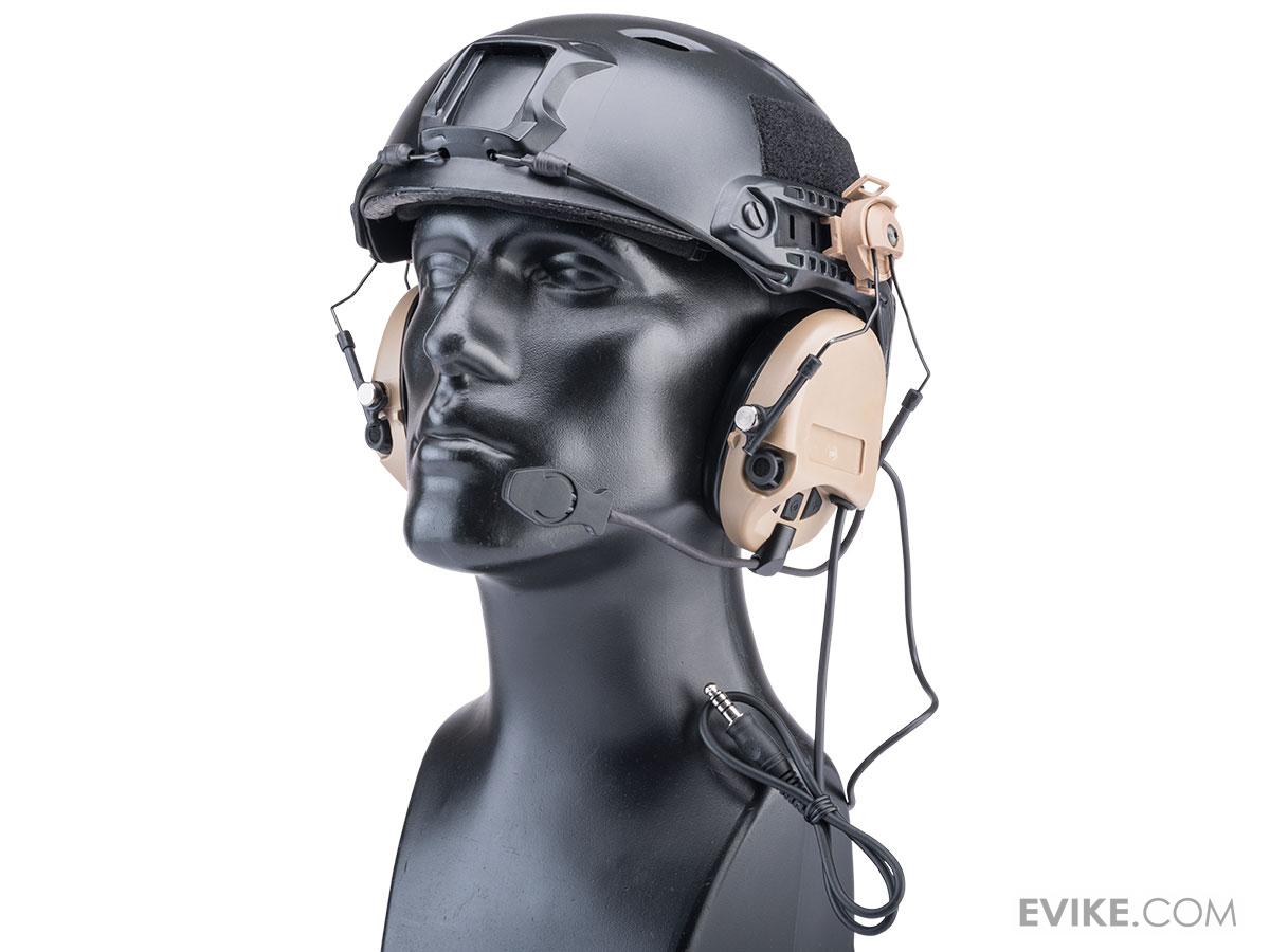 Element Z034 Tactical Communications Headset w/ Noise Cancelling System ...