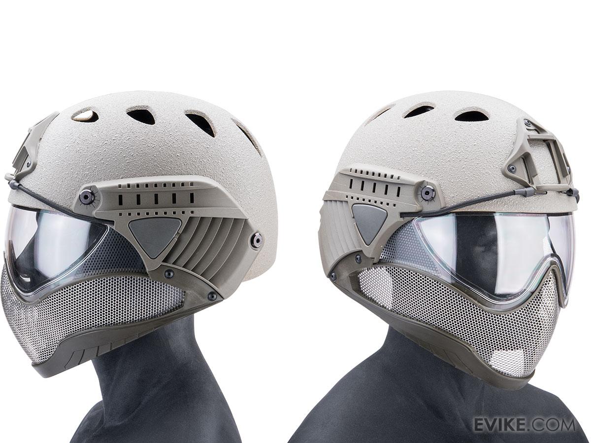 WARQ Full Face Protection Helmet System (Color: Raptor / Grey Limited ...