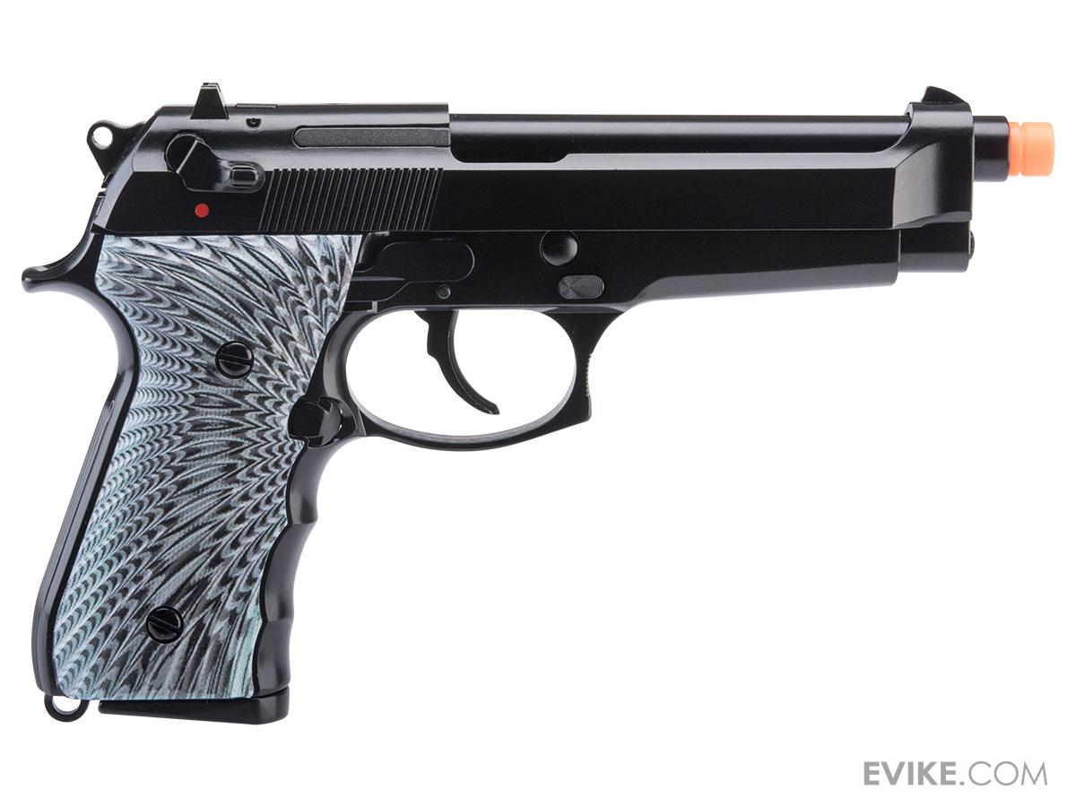 We-Tech Full-Auto M92 Eagle Gas Blowback Airsoft Pistol (Color: Black), Airsoft Guns, Gas ...