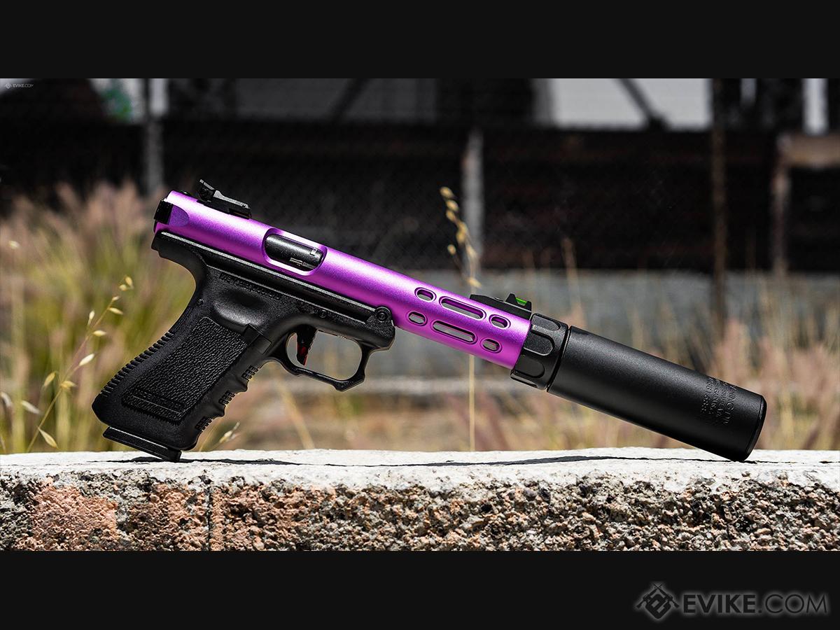 WE-Tech Galaxy Select-Fire Gas Blowback Airsoft Pistol (Color: Purple ...