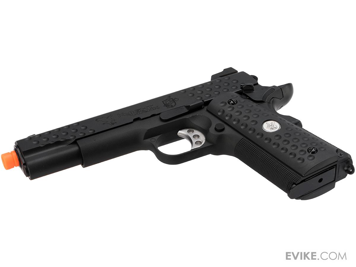WE-Tech Full Metal Custom 1911 Knighthawk Airsoft Gas Blowback Pistol ...