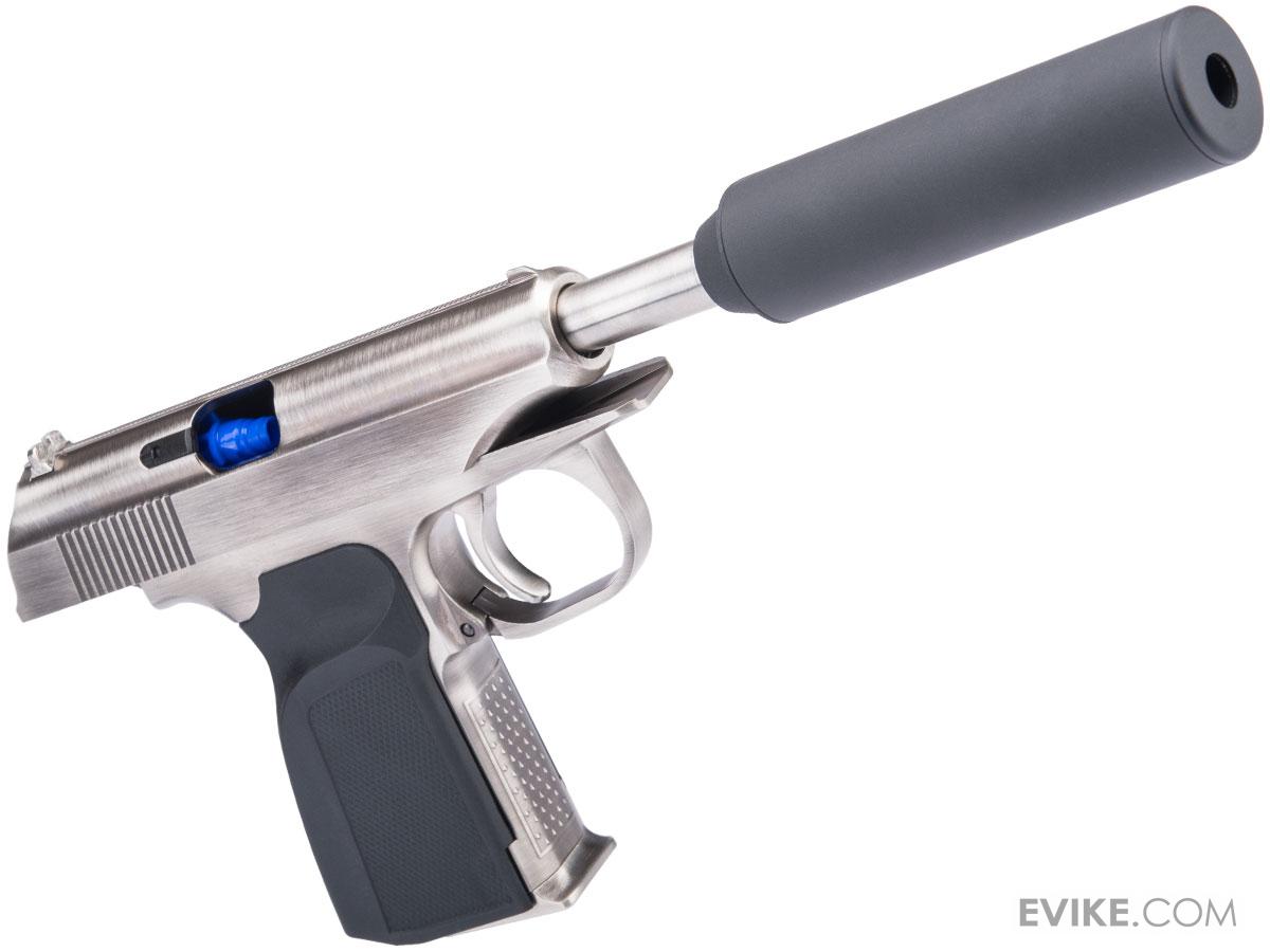 WE-Tech Russian PMM Airsoft Gas Blowback GBB Pistol (Color: Silver ...