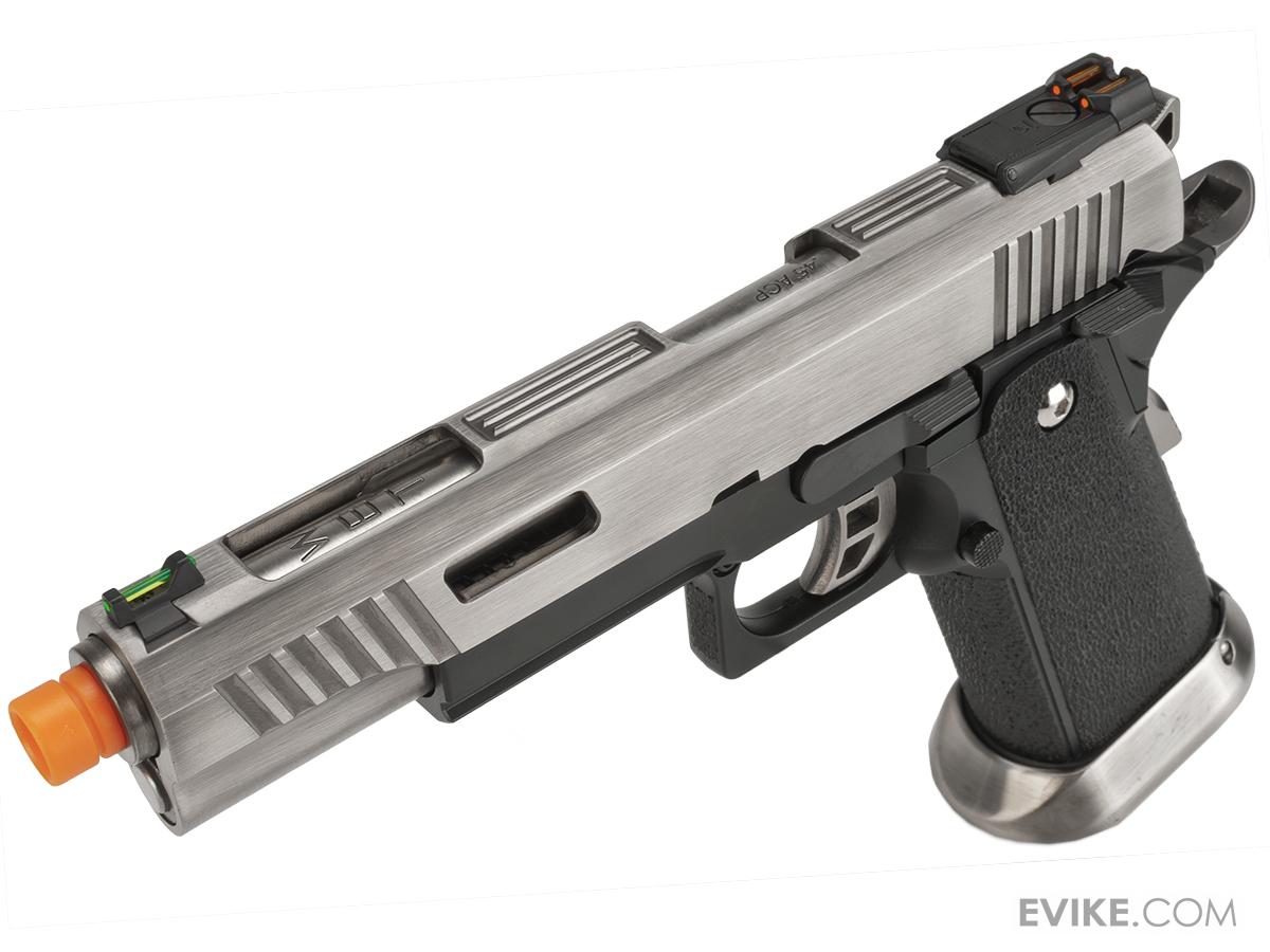 WE-Tech Hi-Capa T-Rex Competition Pistol (Model: 5.1 / Silver), Airsoft ...