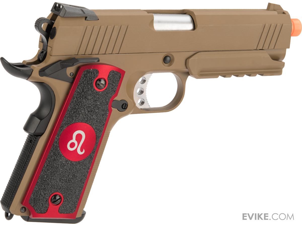 Evike.com "Nostradamus" Custom 1911 4.3 Desert Warrior Gas Blowback ...