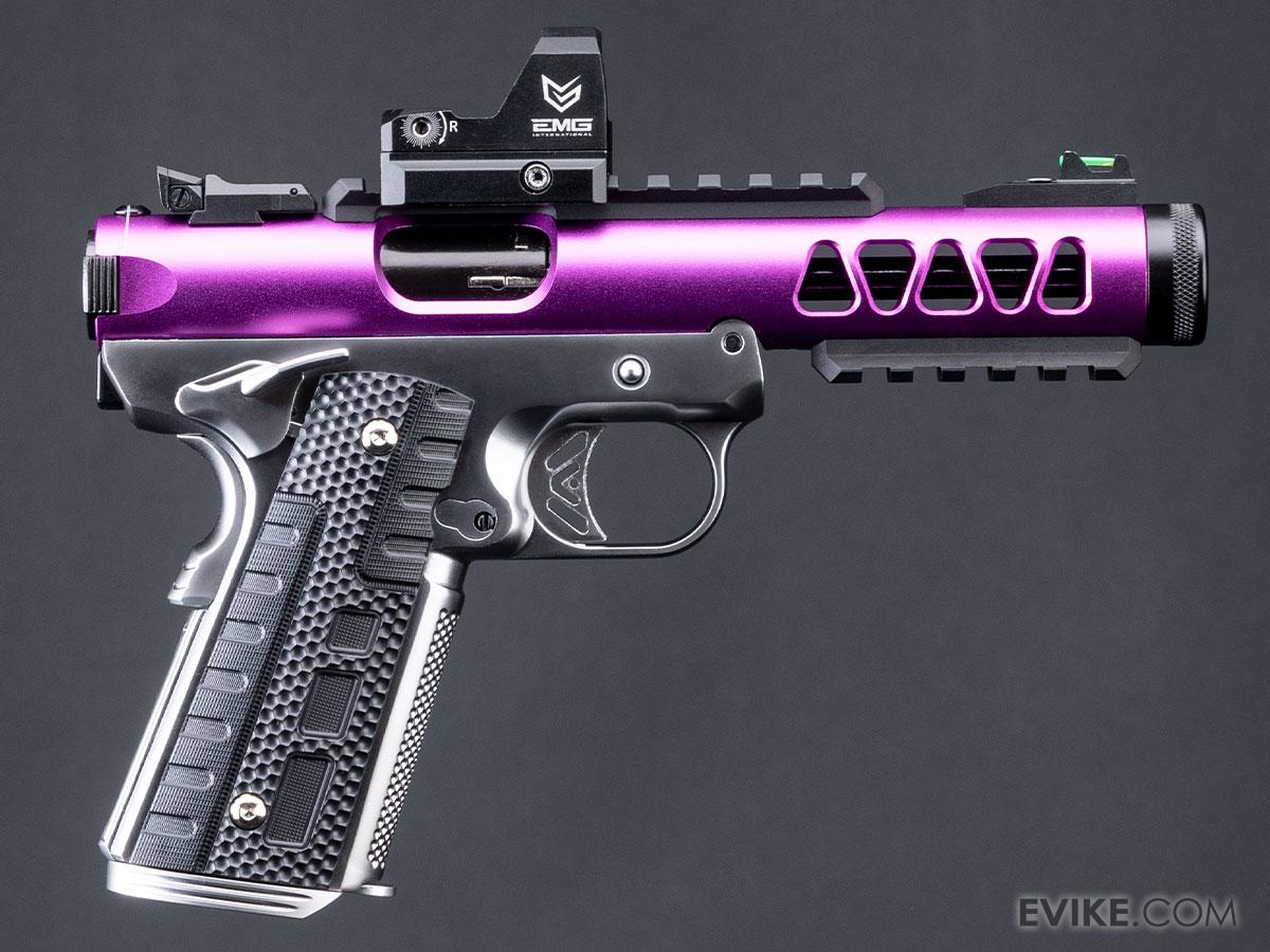 WE-Tech Galaxy 1911 Gas Blowback Airsoft Pistol (Color: Purple Slide ...