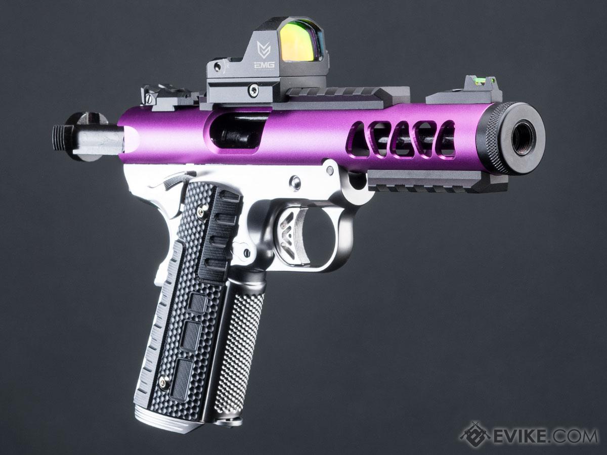 WE-Tech Galaxy 1911 Gas Blowback Airsoft Pistol (Color: Purple Slide ...