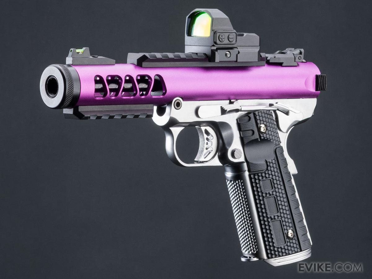 WE-Tech Galaxy 1911 Gas Blowback Airsoft Pistol (Color: Purple Slide ...