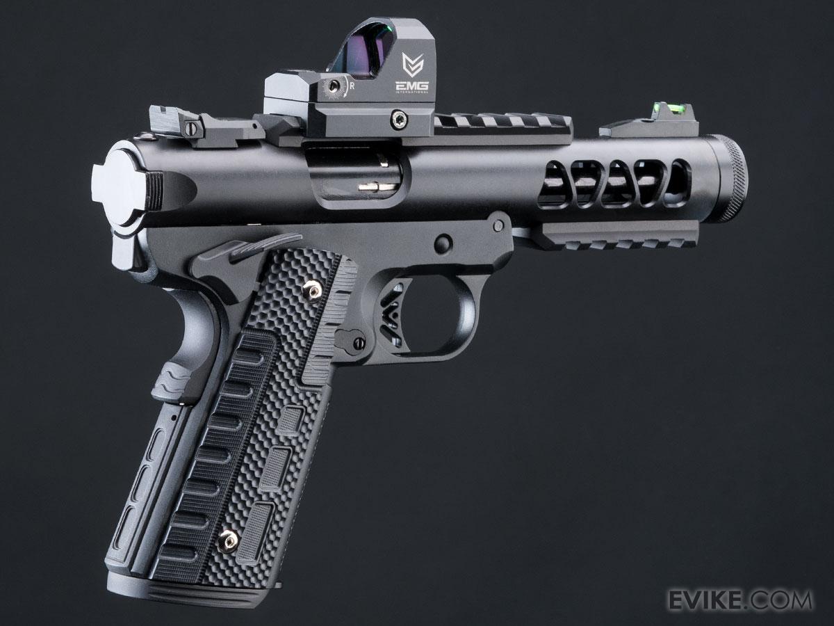 WE-Tech Galaxy 1911 Gas Blowback Airsoft Pistol (Color: Black Slide ...