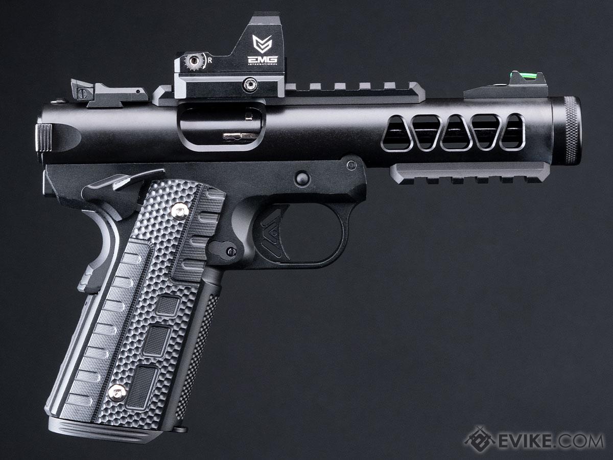 WE-Tech Galaxy 1911 Gas Blowback Airsoft Pistol (Color: Black Slide ...