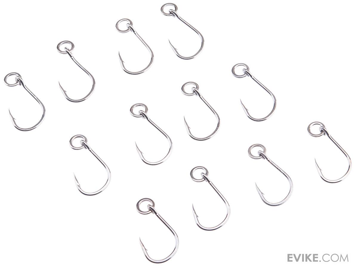 Battle Angler Live Bait Hooks w/ Ring (Size: 1/0 / Black Nickle), MORE ...