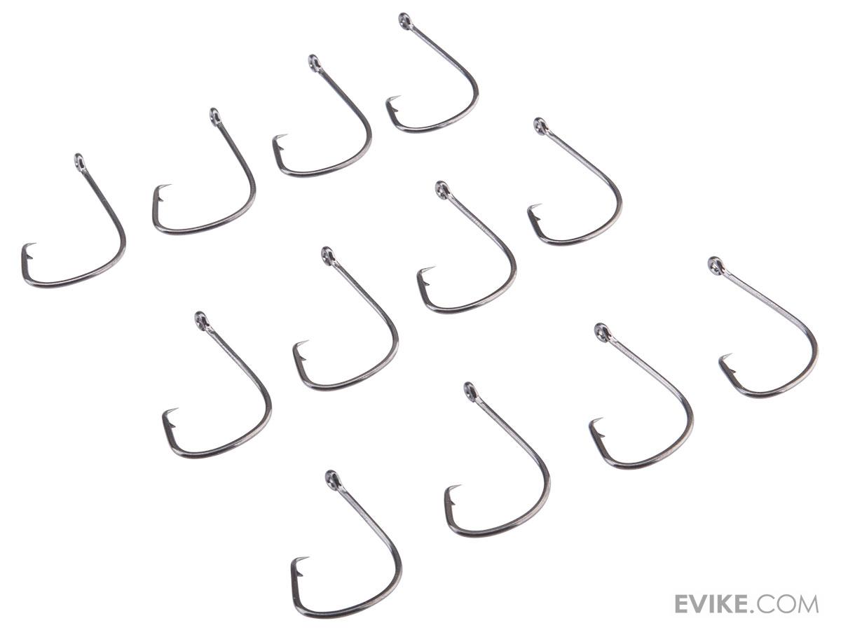 Battle Angler Circle Fishing Hook (Size: 1/0 / Black Nickle), MORE ...