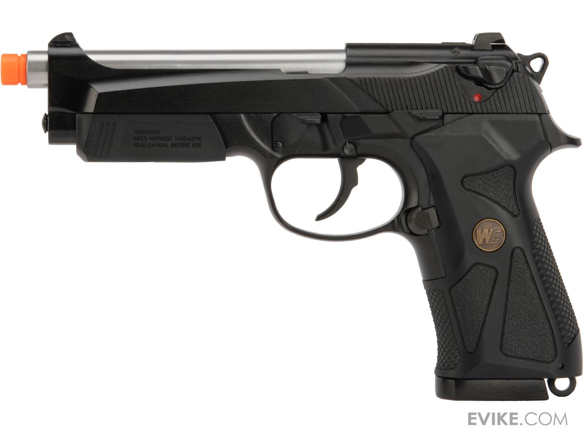 WE-Tech Full Metal M9 902 Gas Blowback Airsoft Pistol (Color: Black ...