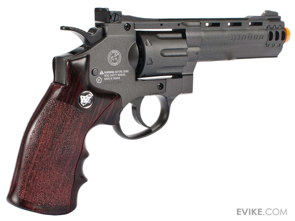 WinGun High Power Airsoft CO2 Revolver w/ 8rd Cylinder (Color: Black ...