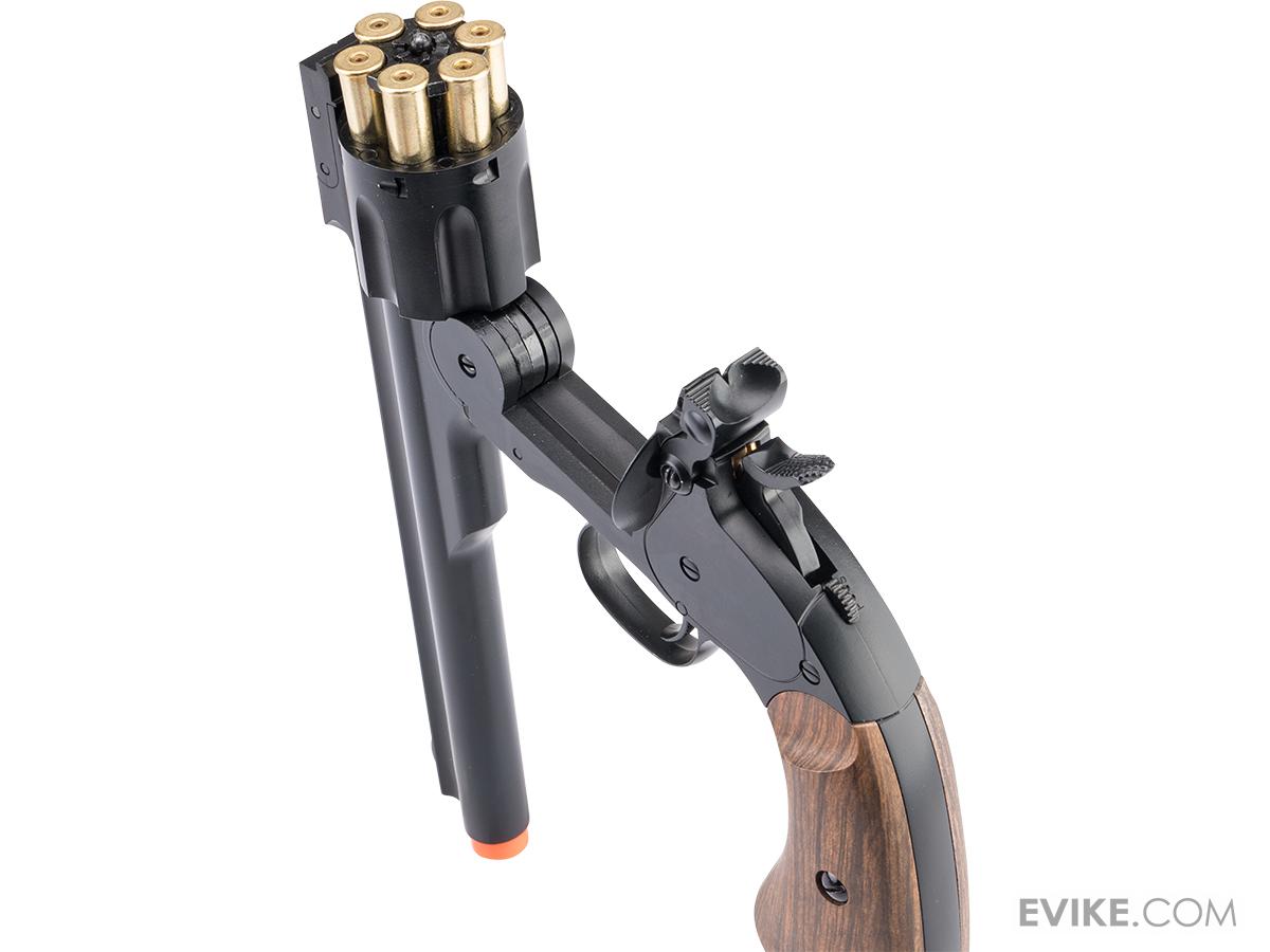 WinGun CO2 Powered Major 3 1877 Break-Top Airsoft Revolver (Color ...