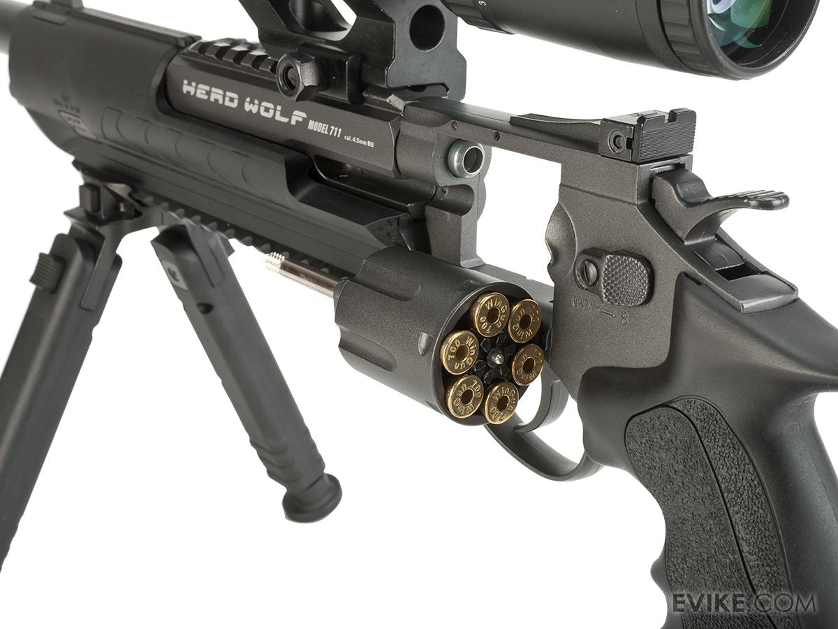 Win Gun M117 CO2 Powered "Herd Wolf" Revolver Carbine (Package: Gun ...