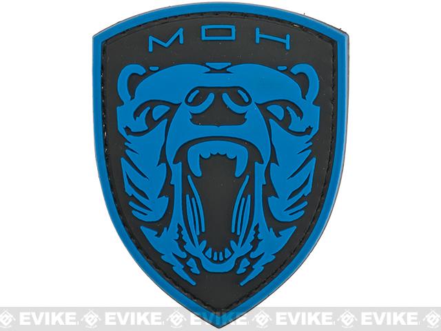 MOH PVC Morale Patch (Style: Grizzly / Blue), Tactical Gear/Apparel ...